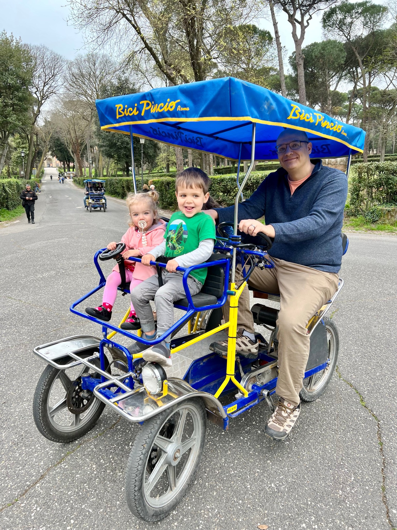 Italy Day 3: Bici Pincio Bike Rental through Villa Borghese – TeamLouka